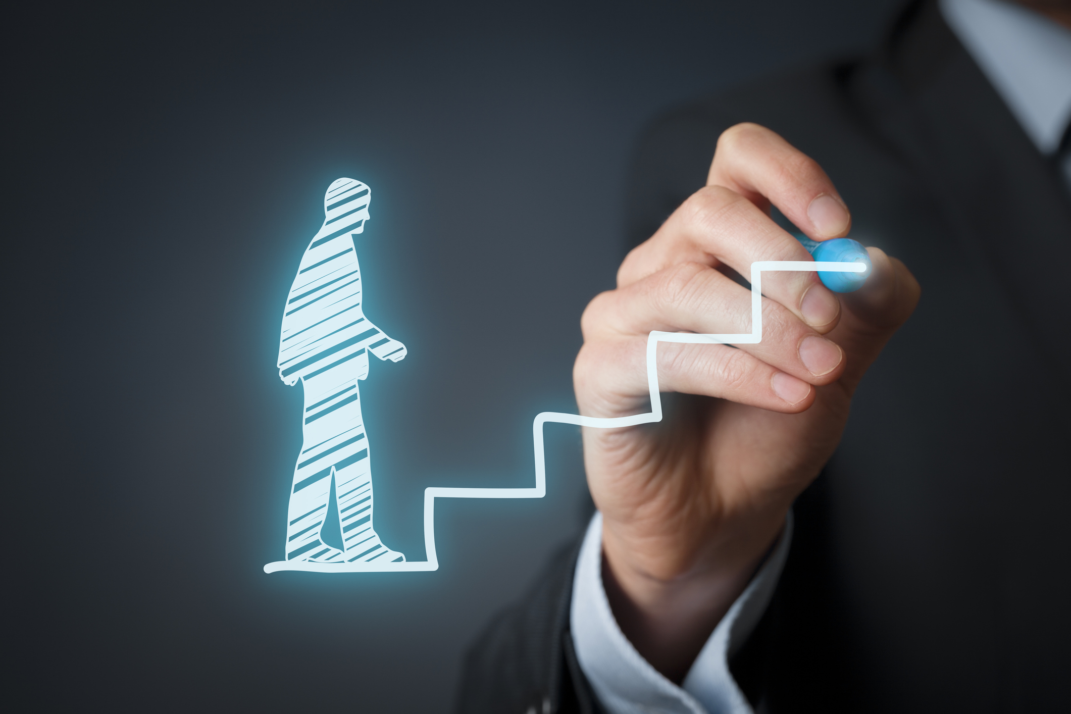 Drawing depicting personal development during one’s career | Ram Materials